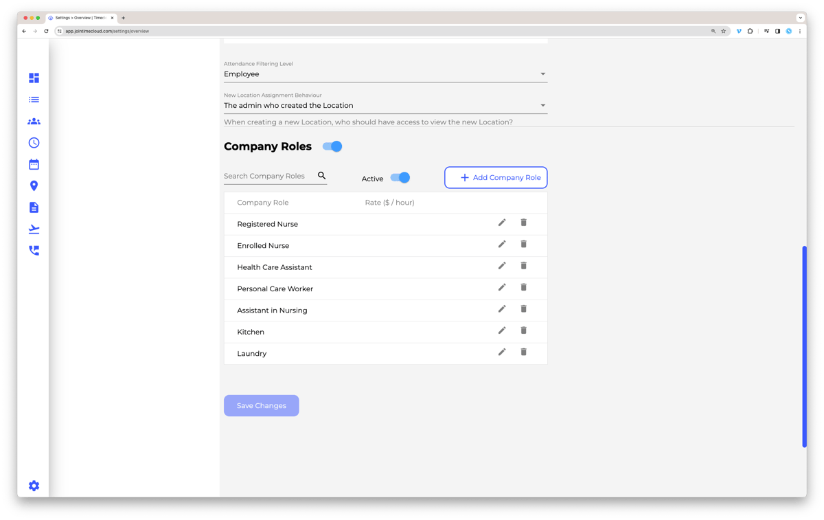 Roster by Role Configuration